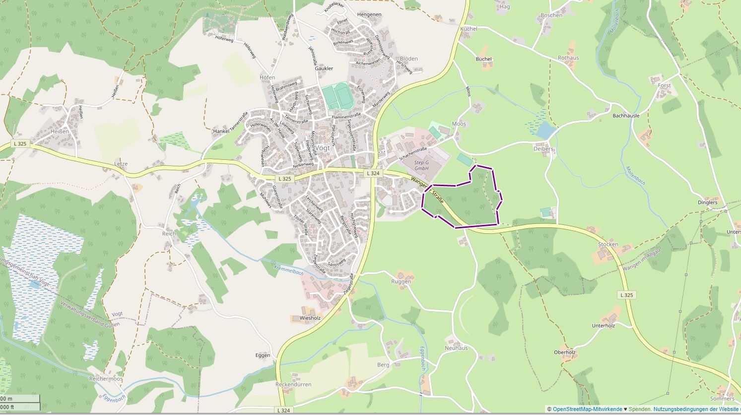 Gewerbe- und Industriegebiet Vogt-Ost - Planungen des RVBO | Waldreport